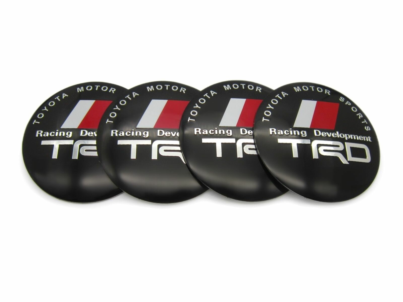 Наклейки на диски TRD Racing Development black 60 мм