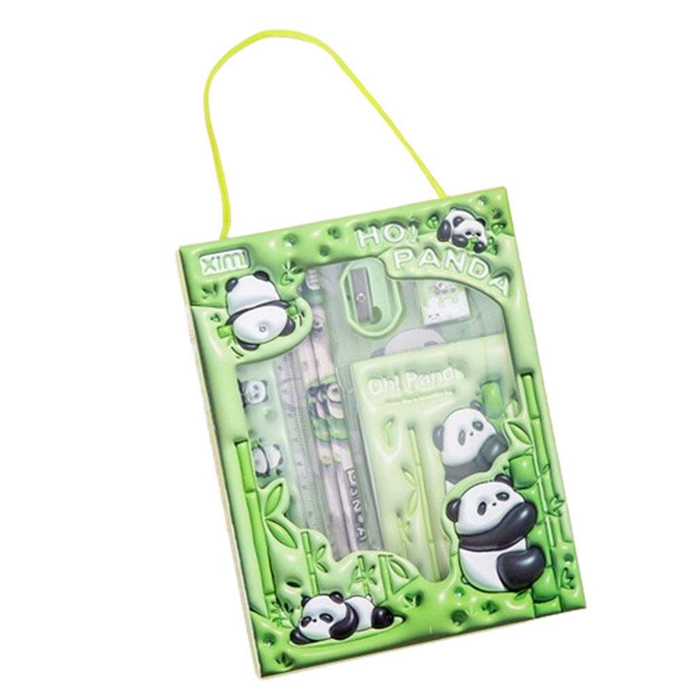 Набор из шести канцелярских принадлежностей с 3D-мультфильмами подарок к началу учебного года для учеников начальной школы