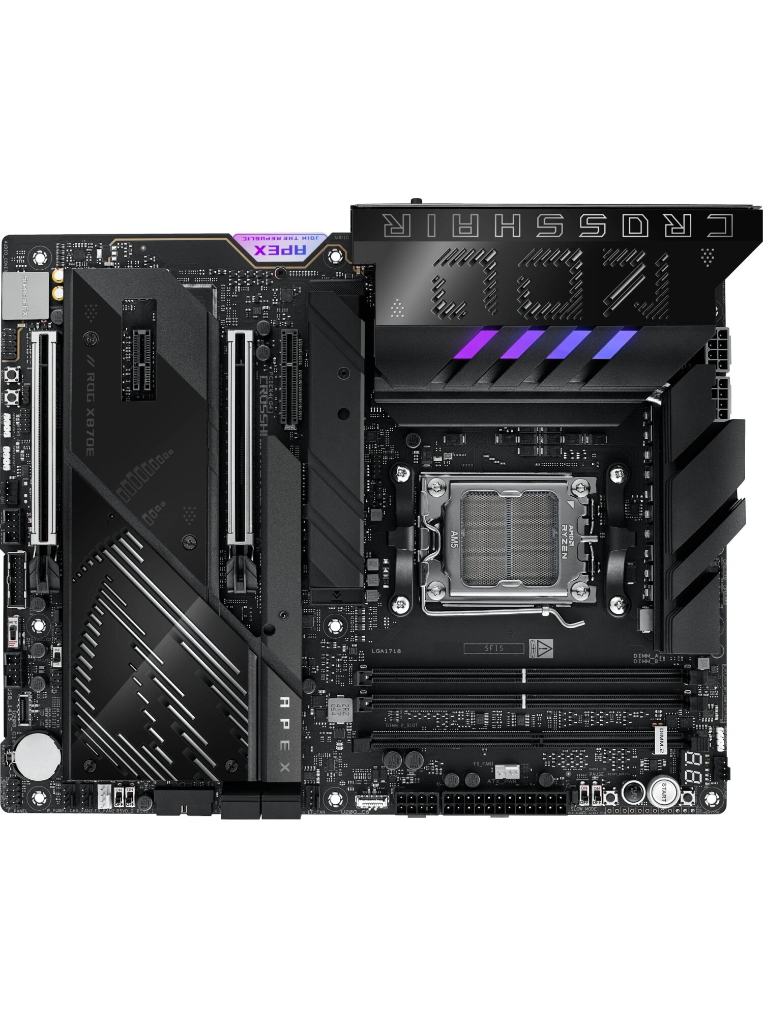 Материнская плата Asus ROG CROSSHAIR X870E APEX, SocketAM5, AMD X870E, ATX