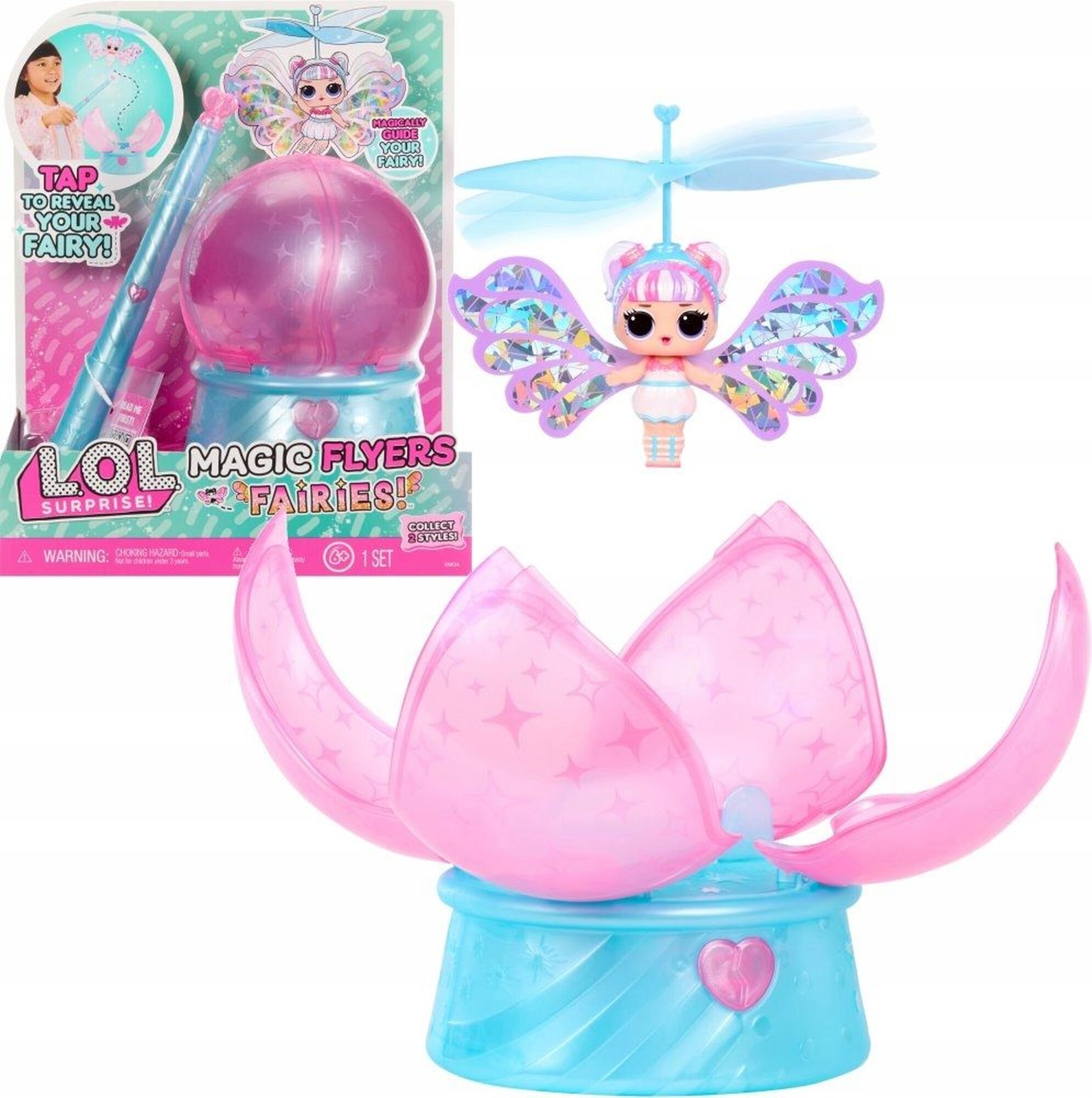 Кукла LOL Surprise - Летающая кукла MAGIC FLYERS Снежинка с крыльями - Лол 542254