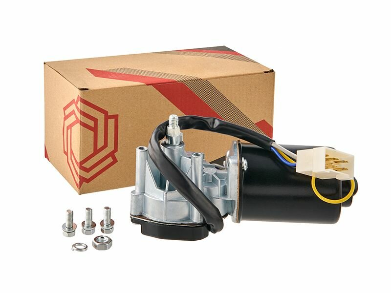 Моторедуктор стеклоочистителя для ВАЗ-2110 (вал 12мм) / Мотор дворников для автомобилей Лада, арт. 842.3730-50