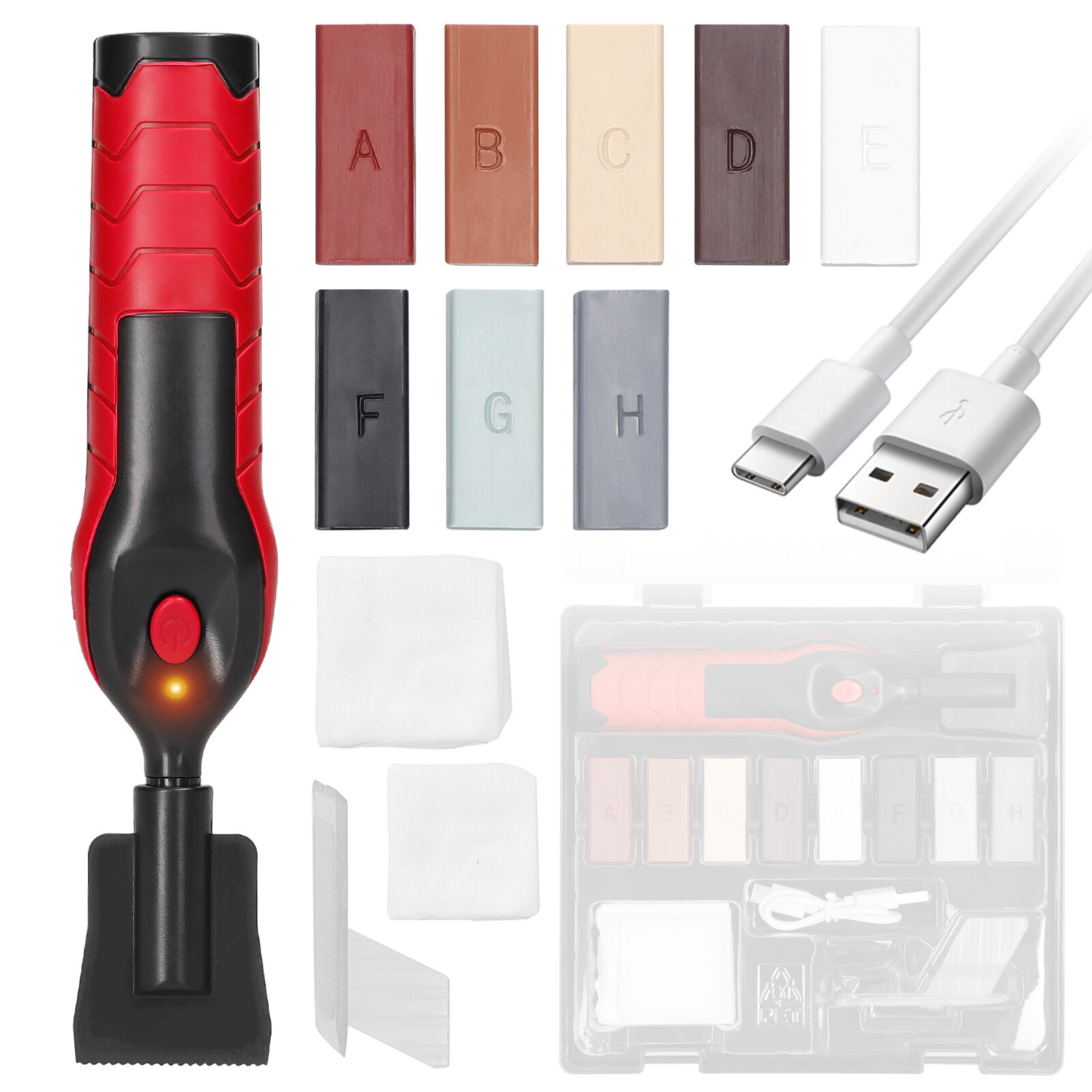 Набор инструментов для ремонта плитки и керамогранита, многофункциональный инструмент для заполнения царапин и трещин, ручной набор для реставрации мебели