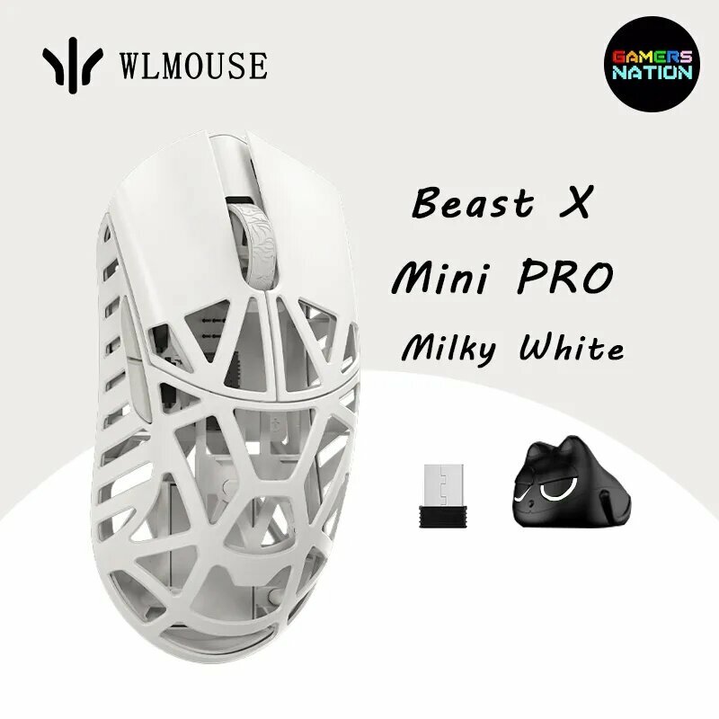 Wlmouse Игровая мышь беспроводная BEAST X MINI PRO, белый