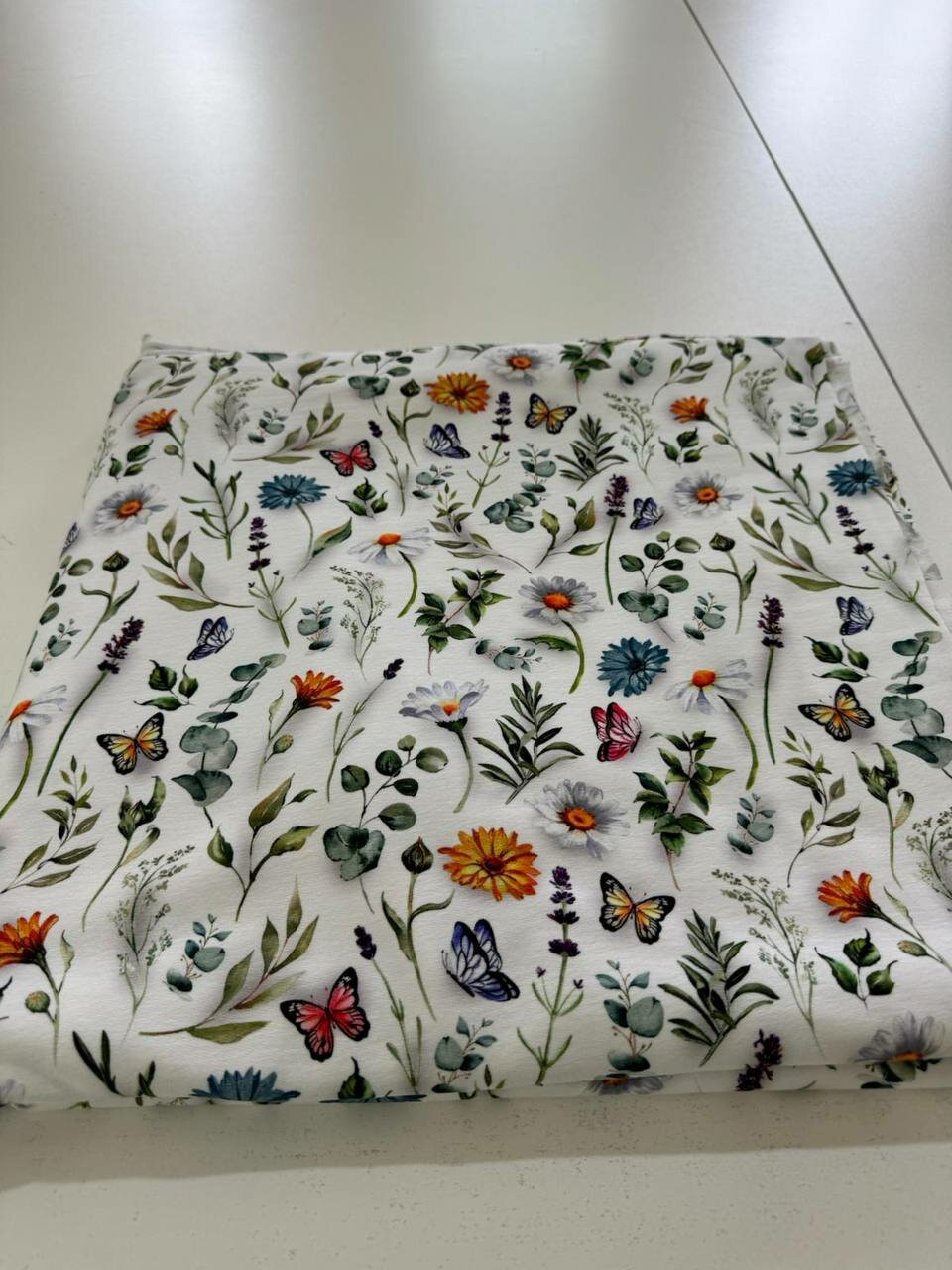 Ткань трикотажная 130см, футер 2-х нитка