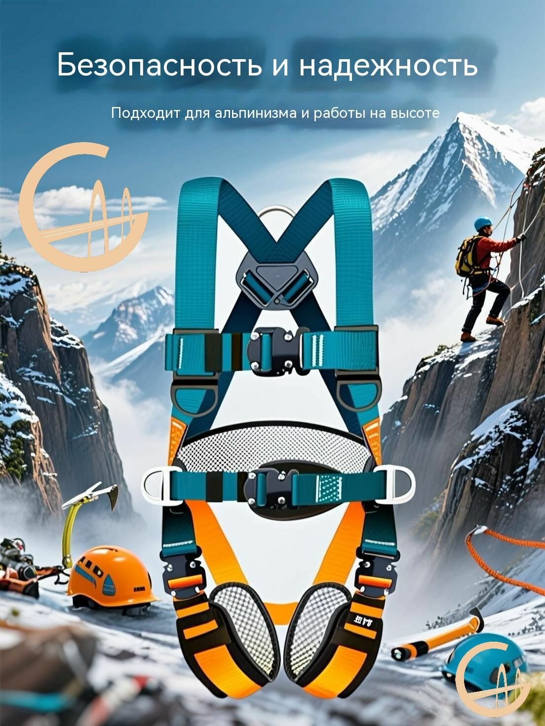Страховка для альпинизма, скалолазанья
