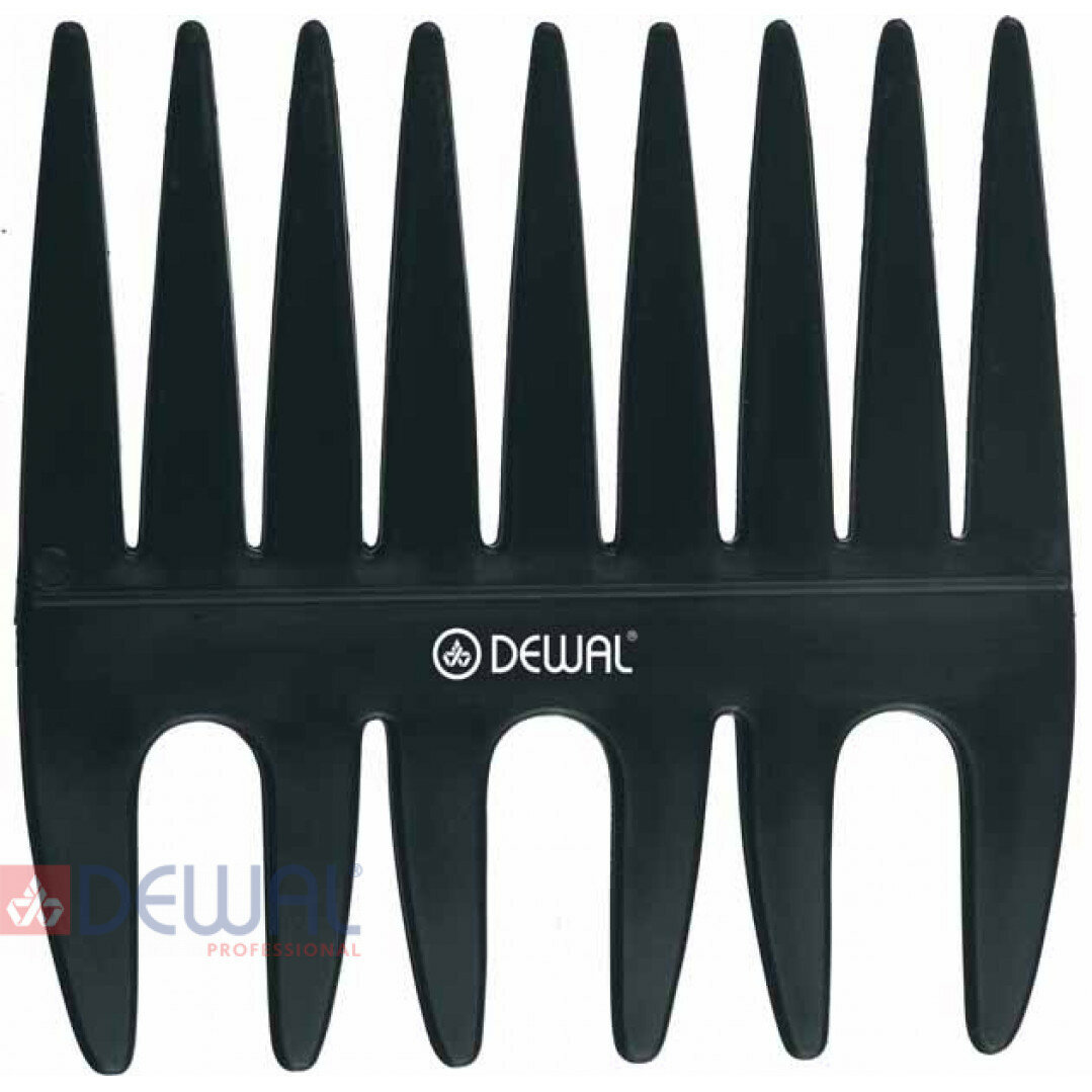 Гребень Dewal серия Эконом, моделирующий, двусторонний, 8,5 х 8,5 см черный CO-6805