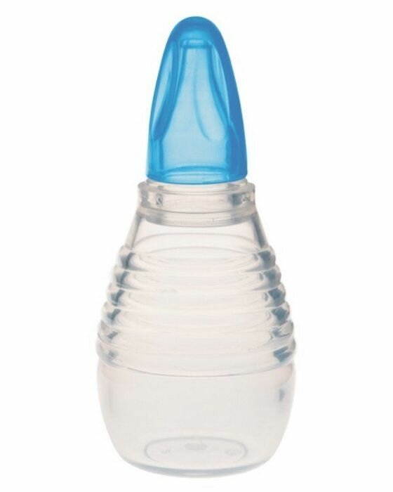 Аспиратор для носа Бусинка пластиковый, силикон, с колпачком