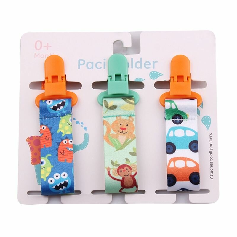 Цепочка для детской соски-пустышки с тремя комбинациями утолщений-T2