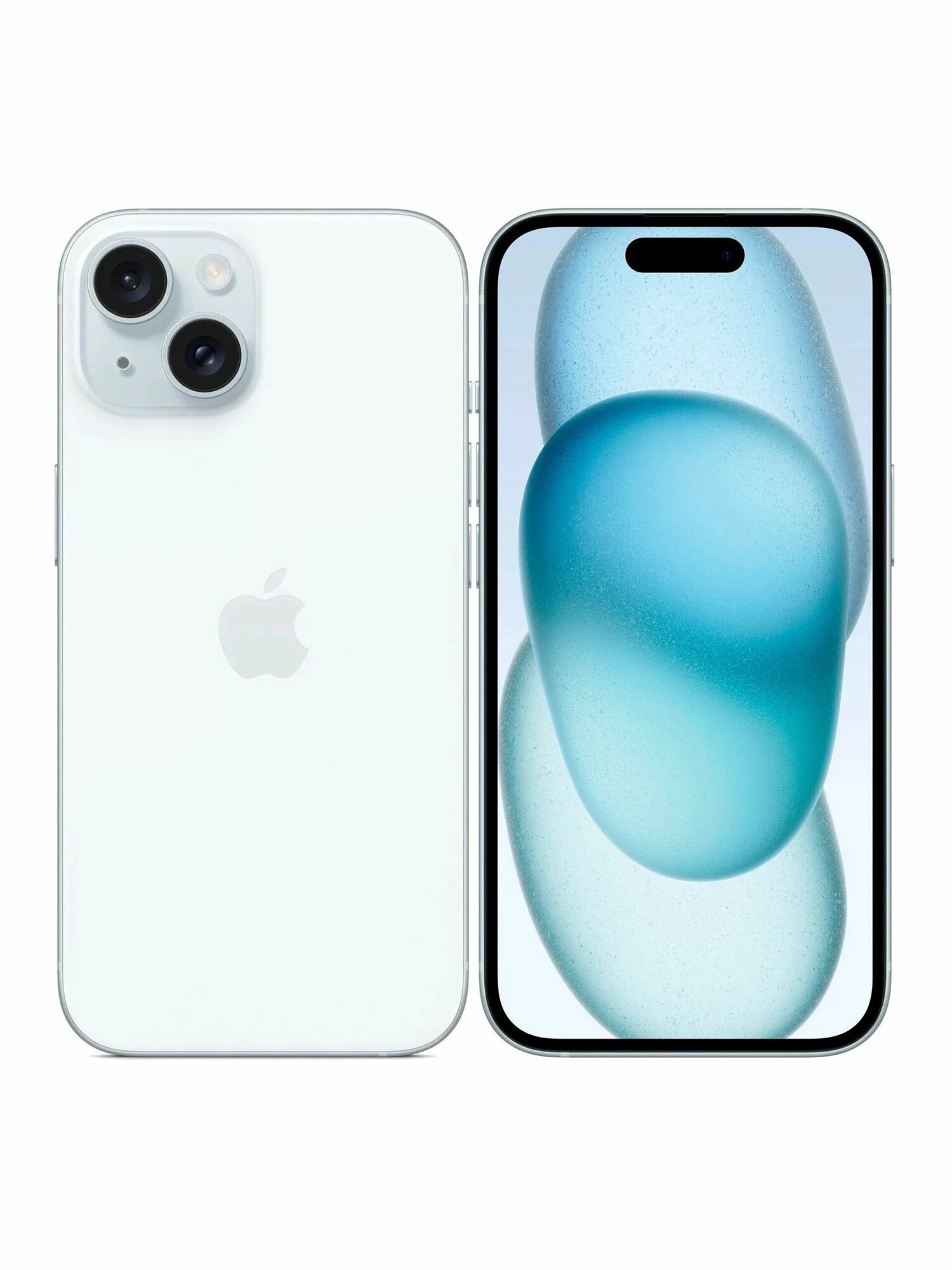 Смартфон Apple iPhone 15, Память 6/128 Гб, 2 Сим-карты, Быстрая зарядка, без RuStore/без MAX, Голубой