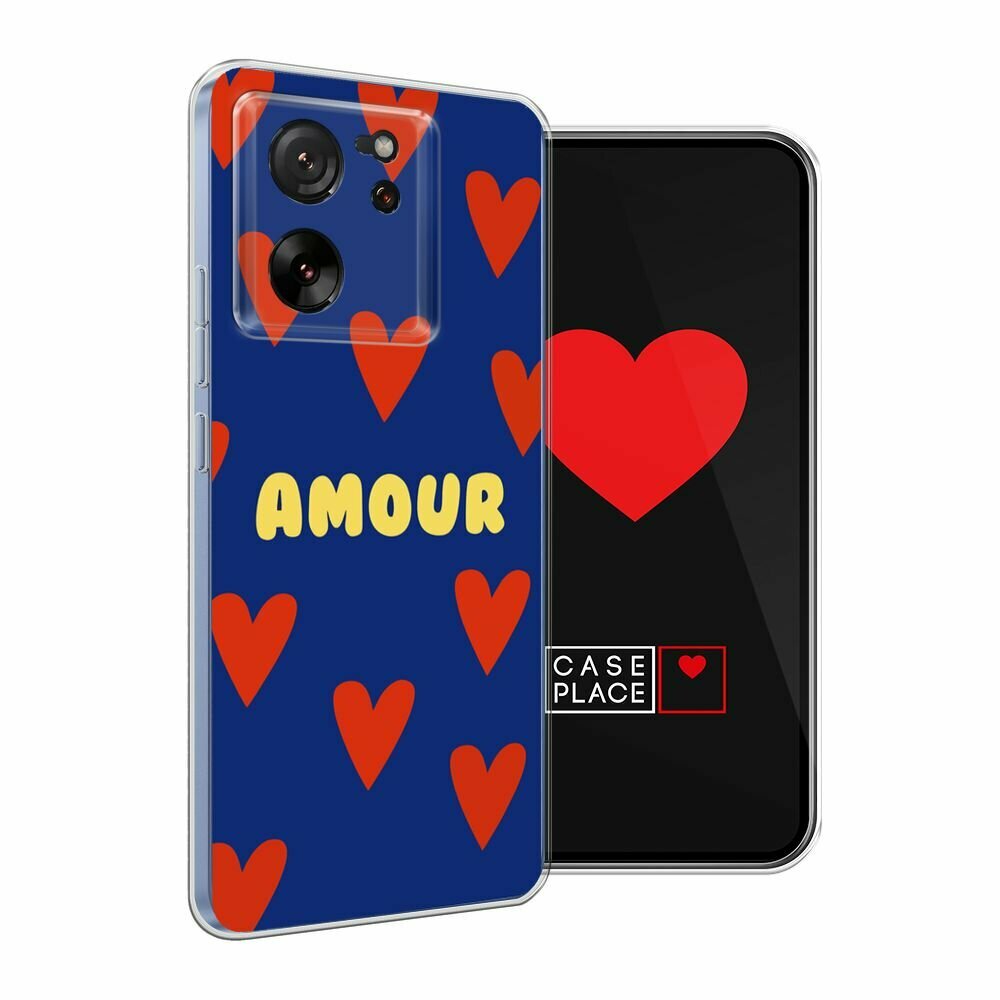 Чехол на Xiaomi 13T / Сяоми 13T с принтом "Amour art - 14 февраля" — фото 1