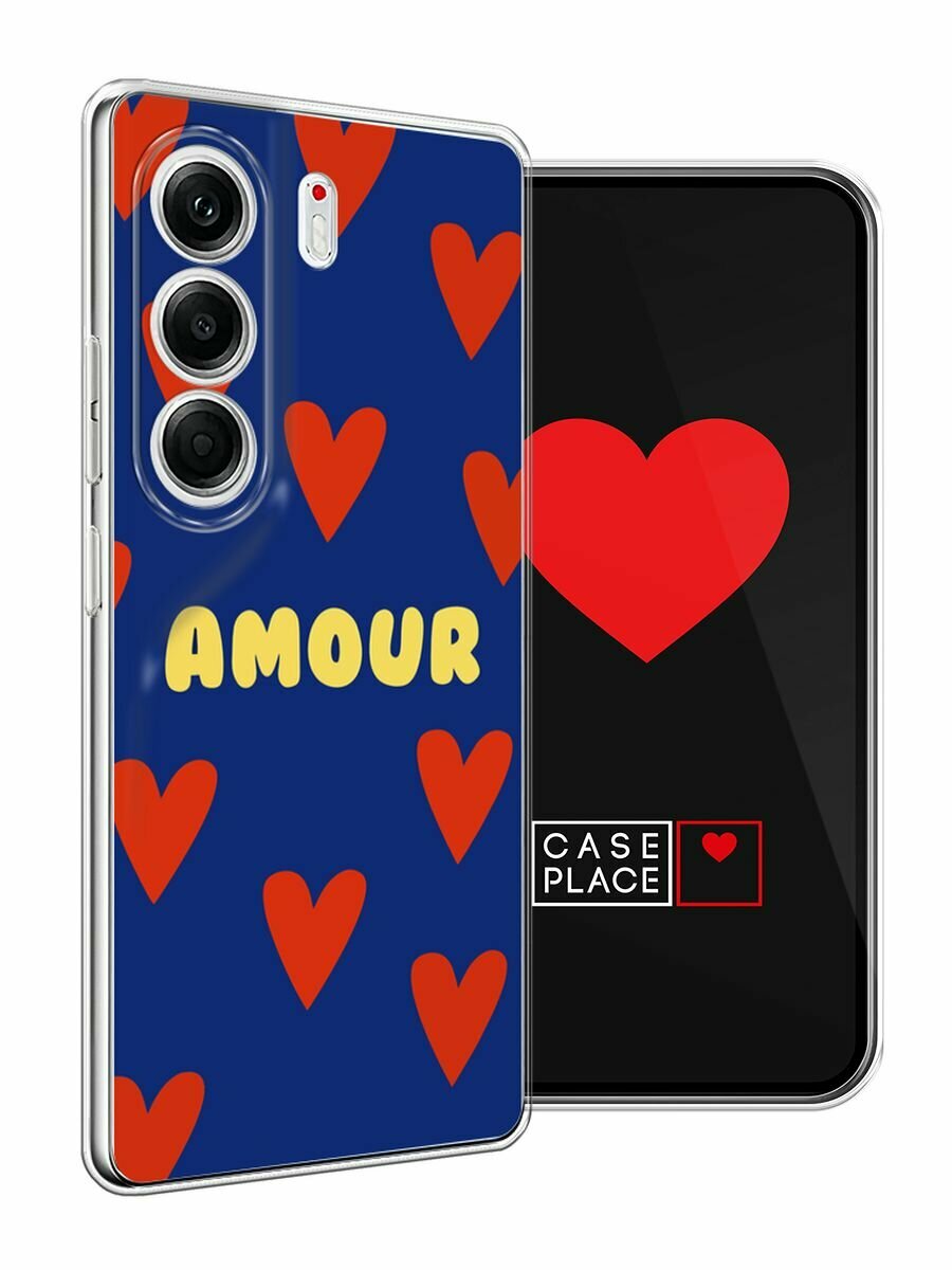 Чехол на Tecno Camon 40 Pro / Текно Камон 40 Про с принтом "Amour art - 14 февраля" — фото 1