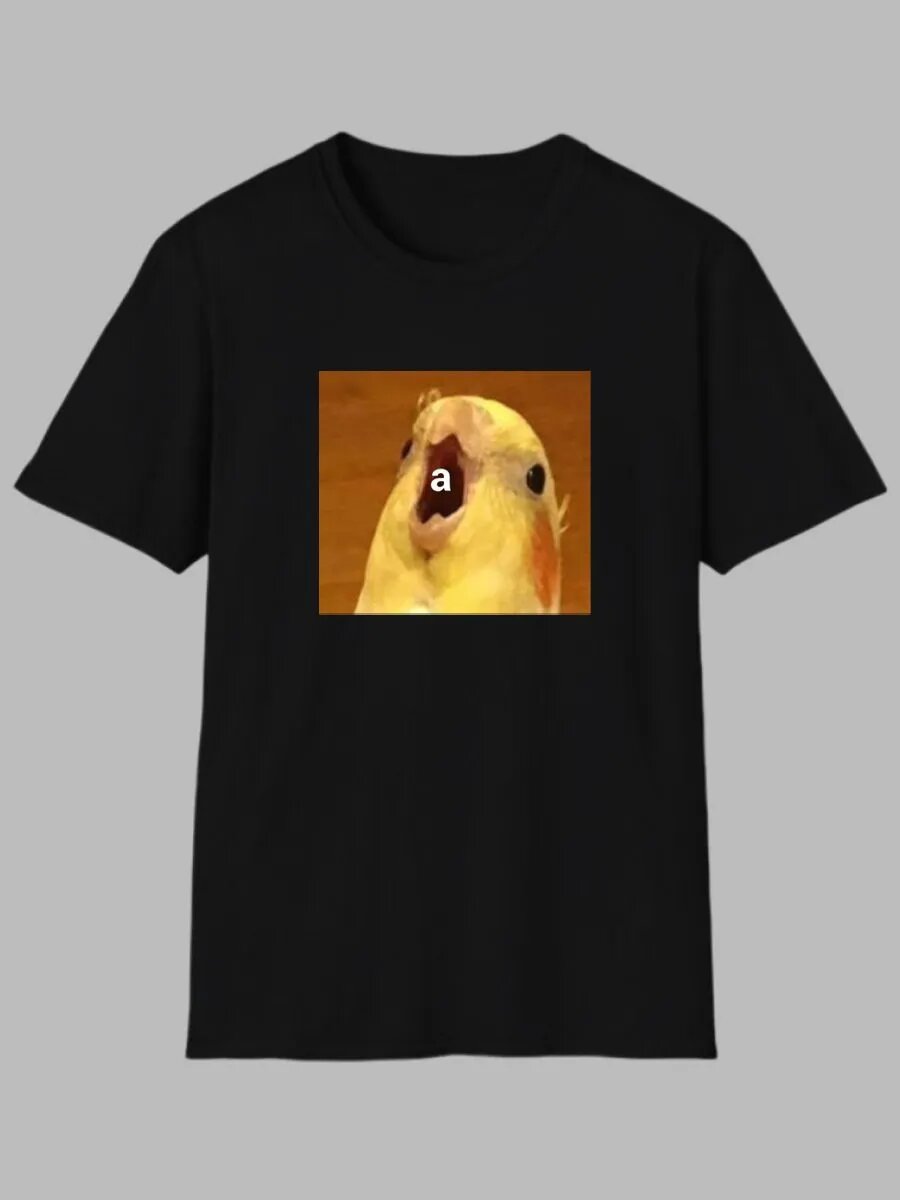 Футболка попугай "А"