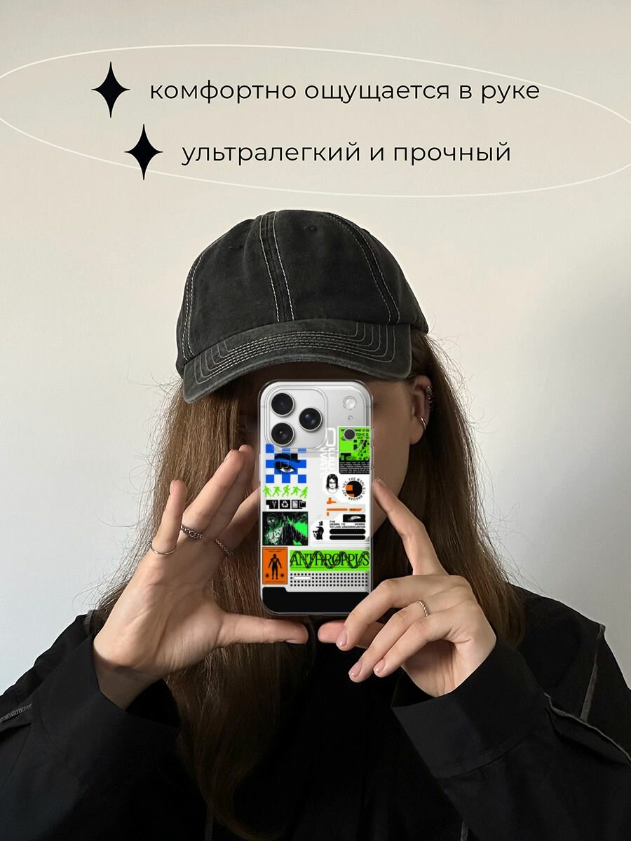 Чехол на Apple iPhone 17 Pro / Айфон 17 Про с принтом "Nothing impossible", прозрачный — фото 1