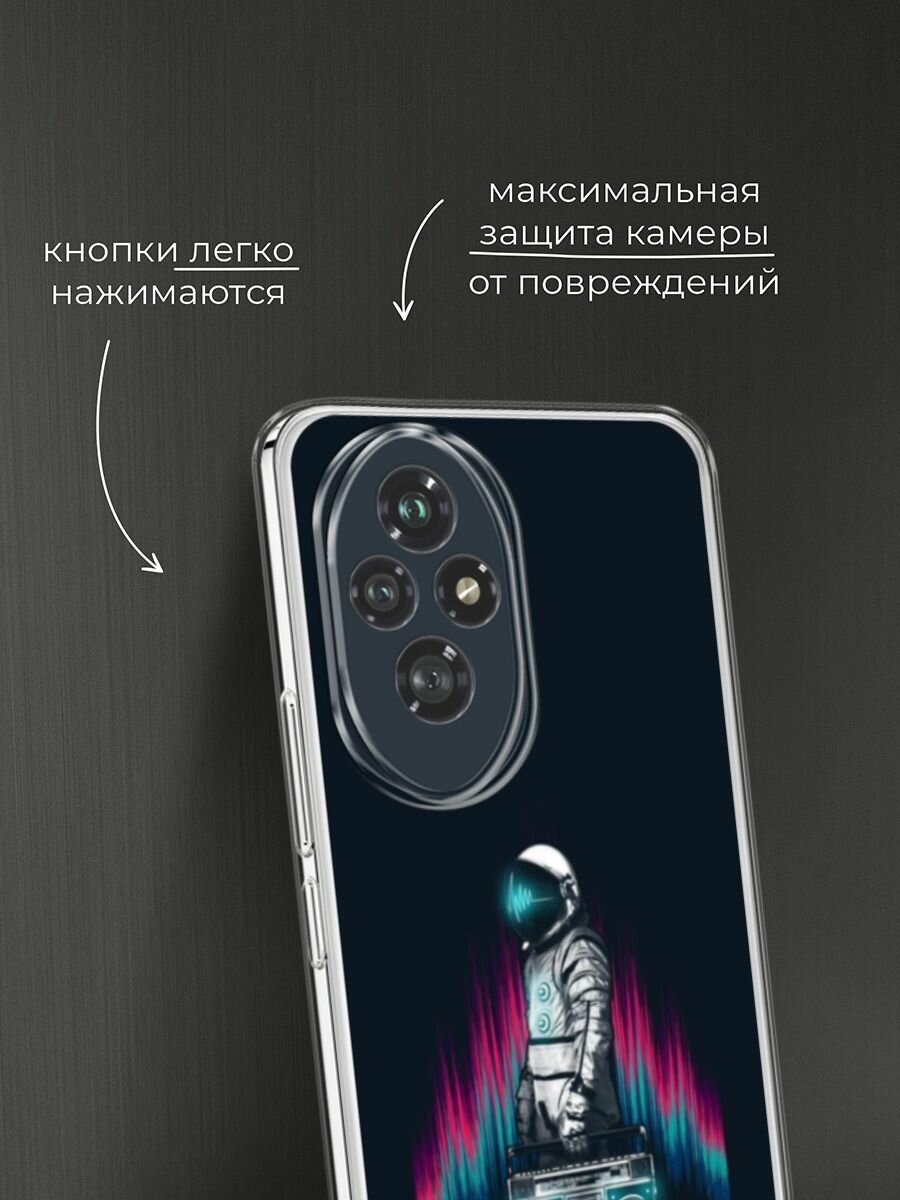 Чехол на Honor 200 / Хонор 200 с принтом "Космическая вечеринка" — фото 1