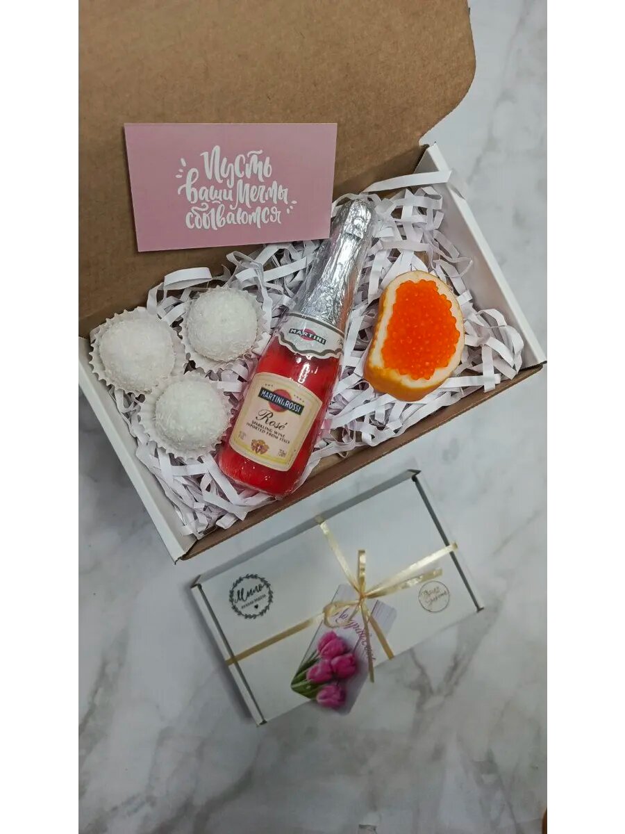 Спа набор мыло и скраб ручной работы 8 марта подарок