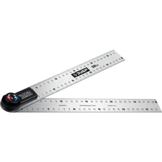 Зубр Электронный транспортир-угломер, 300 мм, Профессионал (34296)