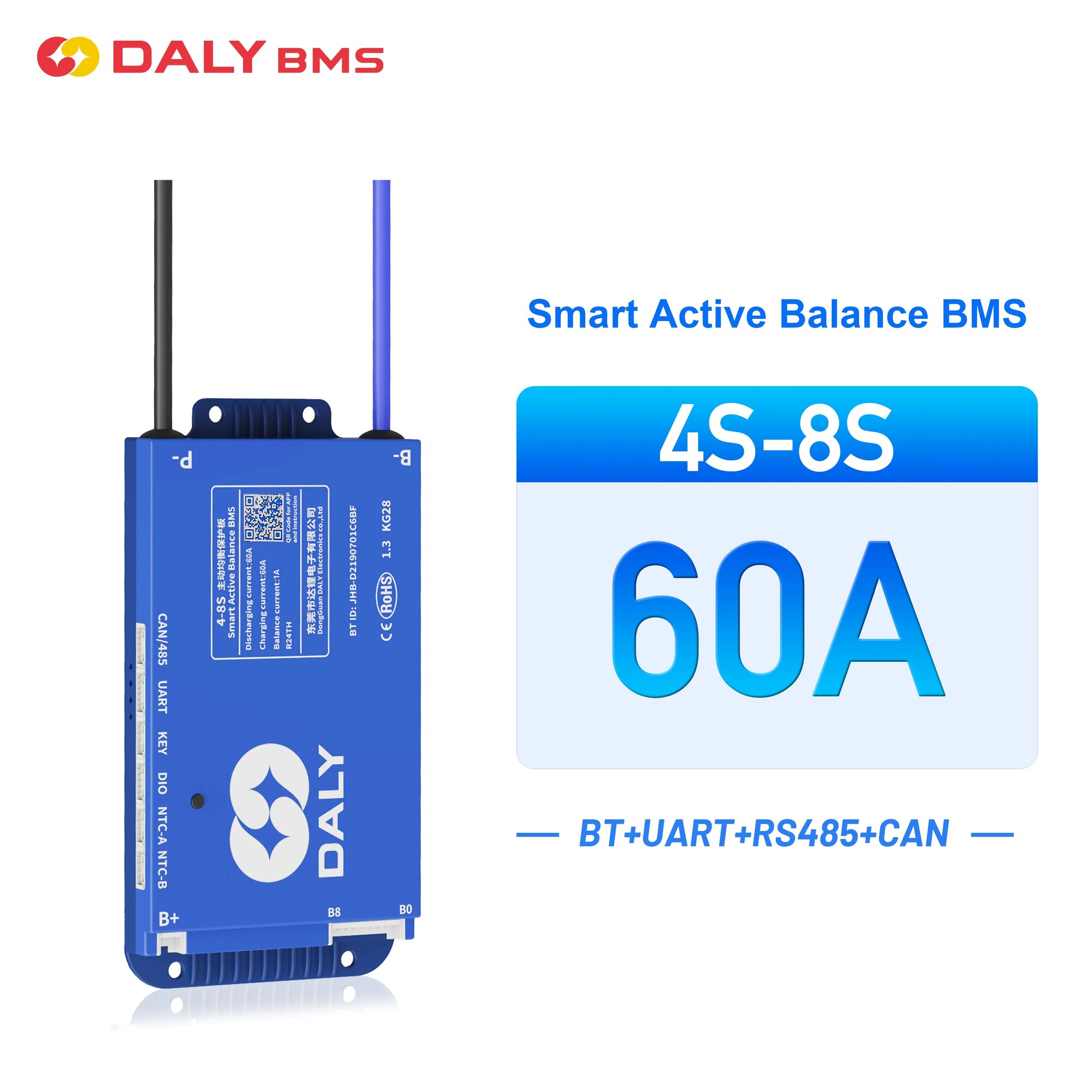 Daly Smart Balance BMS 60A WIFI 4S-8S 60A BMS