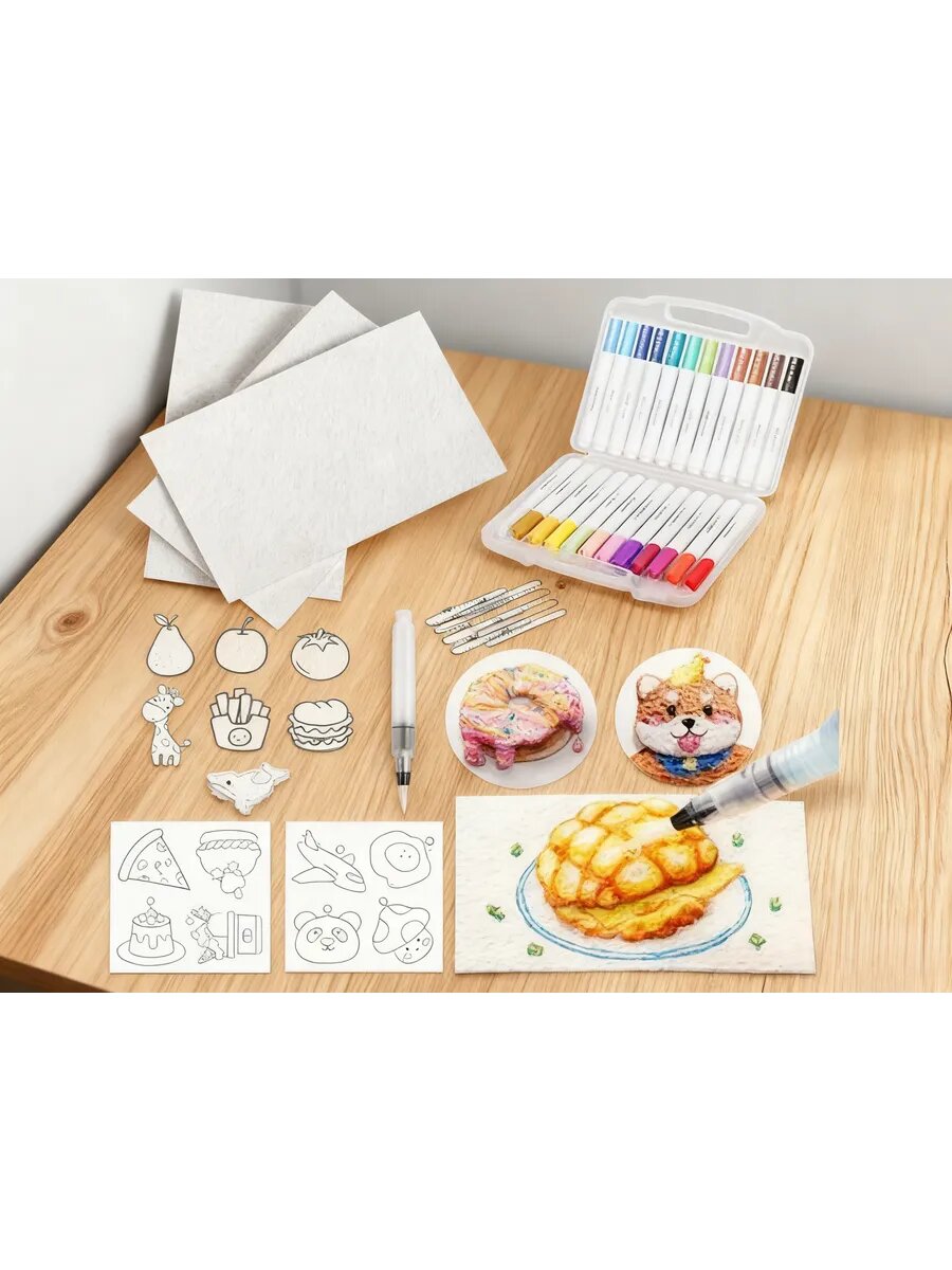 Волшебная пушистая краска, 3D живопись, волшебная холщовая г