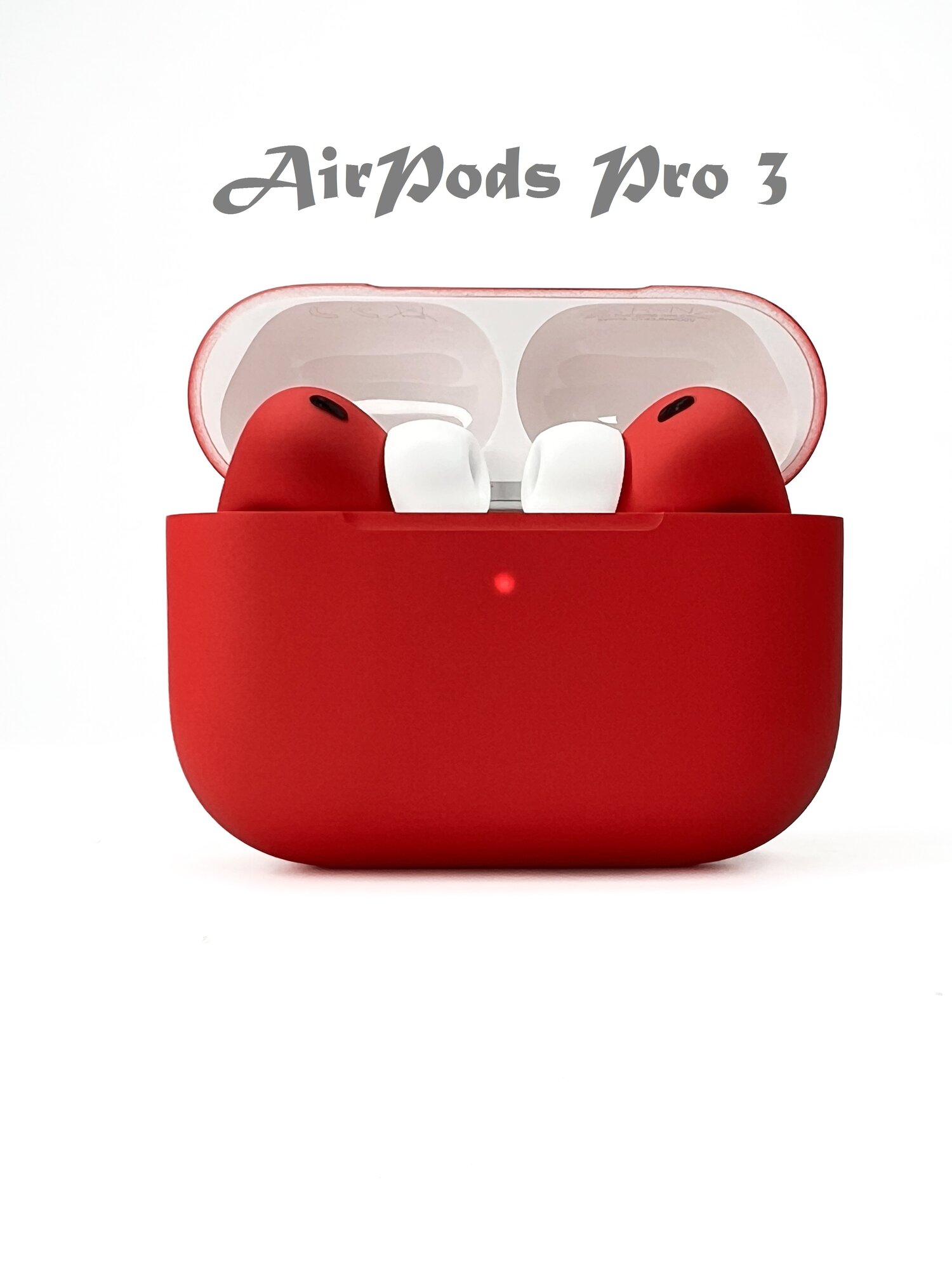 Наушники Apple AirPods Pro 3 (ANC, MagSafe) (2025) Красные, матовые. Ral-3002