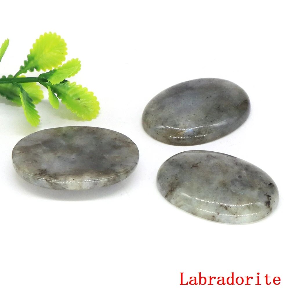 Кабошон аметист 30x40 мм 1pc, Labradorite