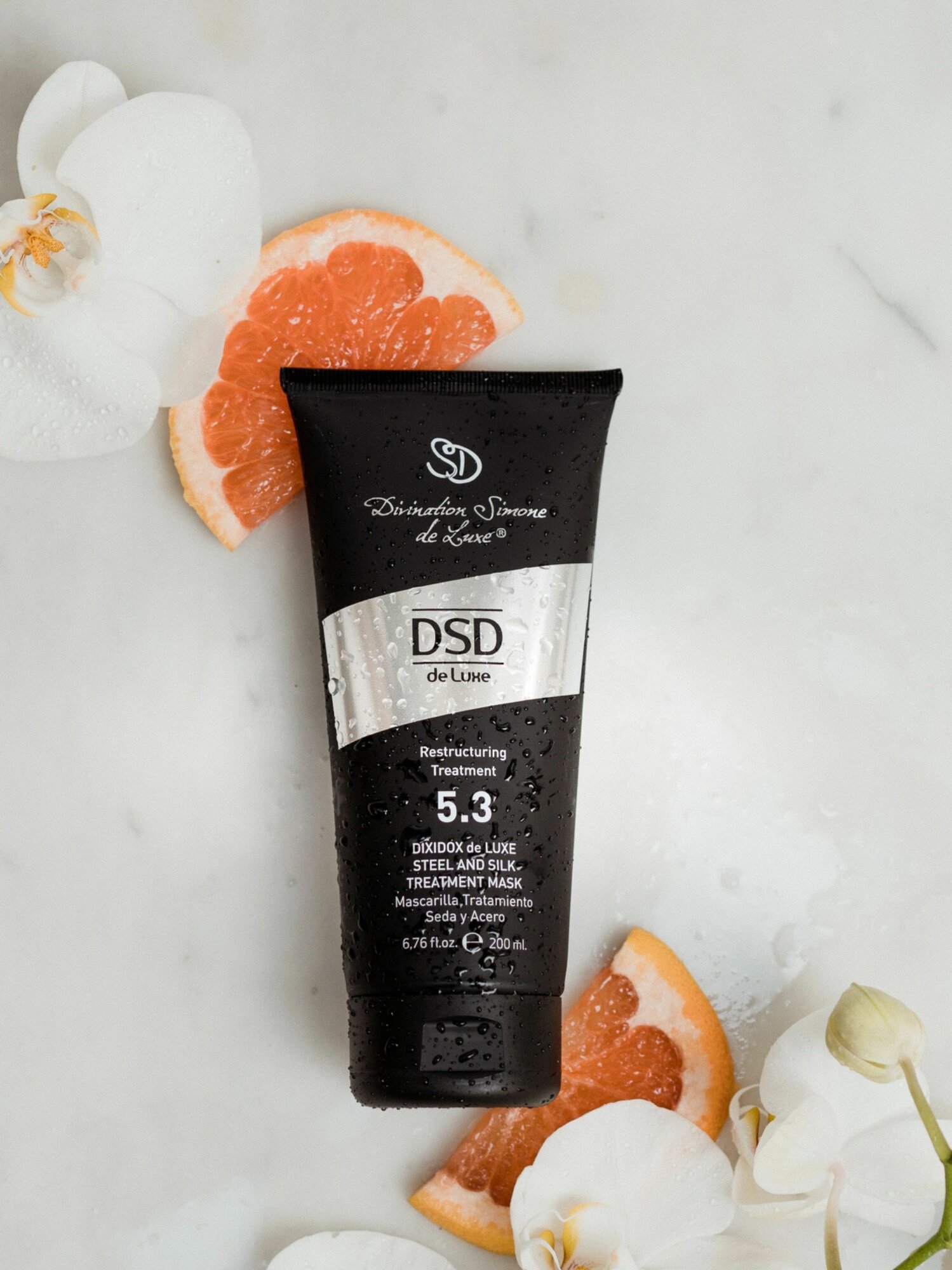 Восстанавливающая маска Сталь и шелк DsD de Luxe - 5.3 Steel and Silk Treatment Mask 200 мл