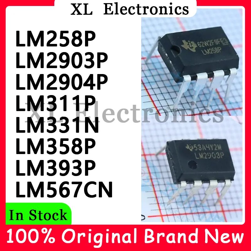 LM258P LM2903P LM2904P LM311P LM331N LM358P LM393P LM567CN микросхемы LM311P