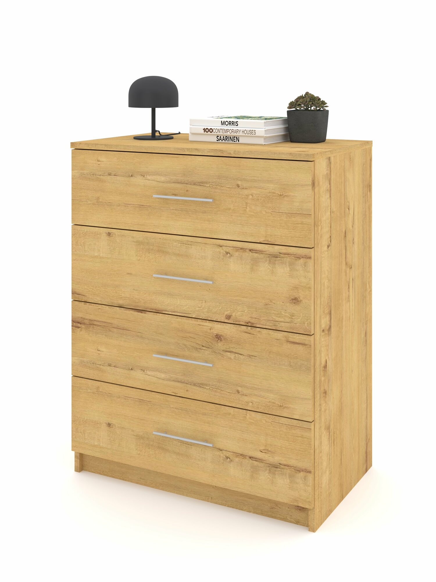 Комод с ящиками в детскую, в спальню, Есэндвич квадро Лаворо 70x43х89 см (Дуб бунратти)