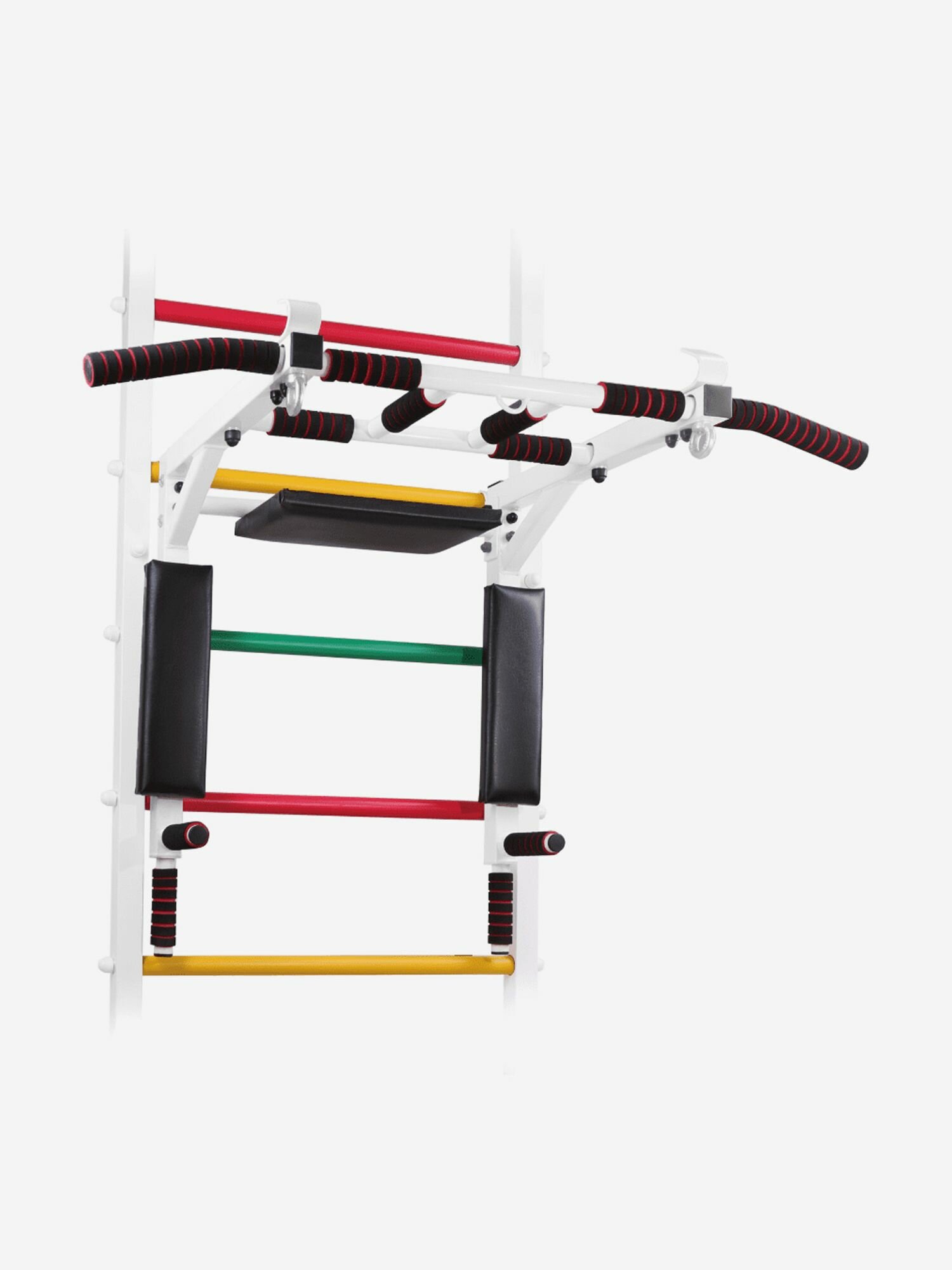 Турник-брусья-пресс 3в1 на шведскую стенку WestSport Белый