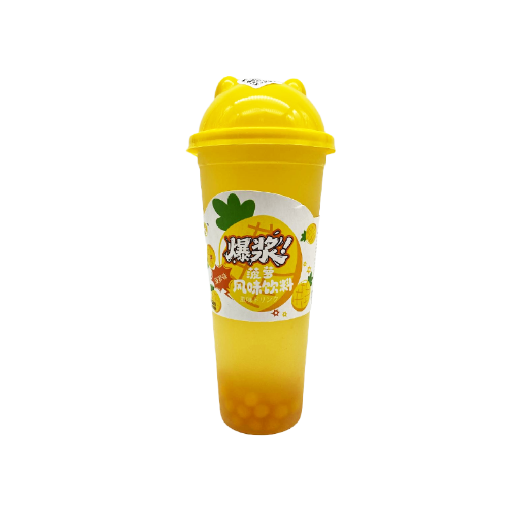 Фруктовый напиток бабл ти со вкусом спелого ананаса 620 мл, Китай
