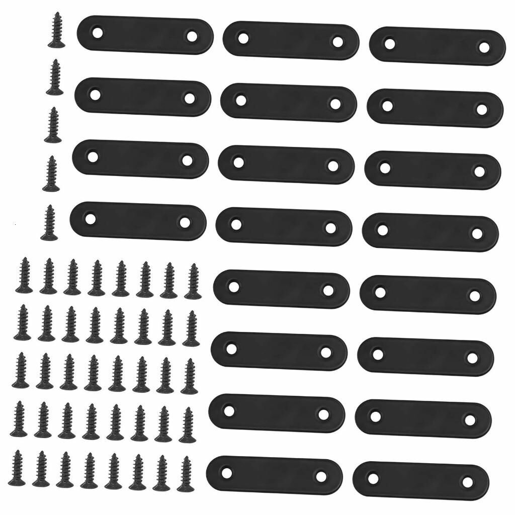 Утолщенные стальные L-образные соединители для крепления мебели, набор для сборки ящиков, полок, стола и стула, 57x16