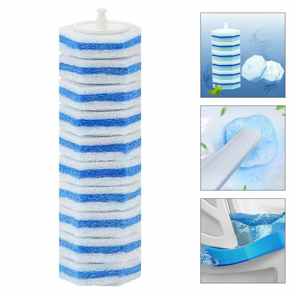 Одноразовая губчатая головка для туалетной щетки