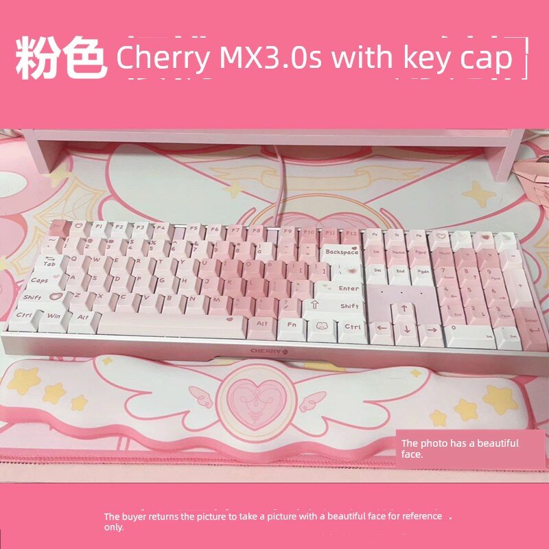 Колпачки для клавиатуры Peach Blossom PBT, подходят для Wooting Extreme Star 82, Rainy 75, Made 68, EZ63, Real 67, RS6