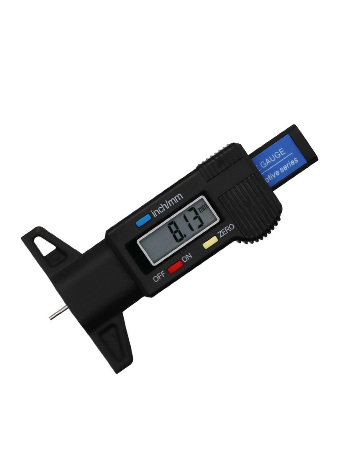 Цифровой измеритель глубины протектора шин с преобразованием дюймов в мм для автомобиля