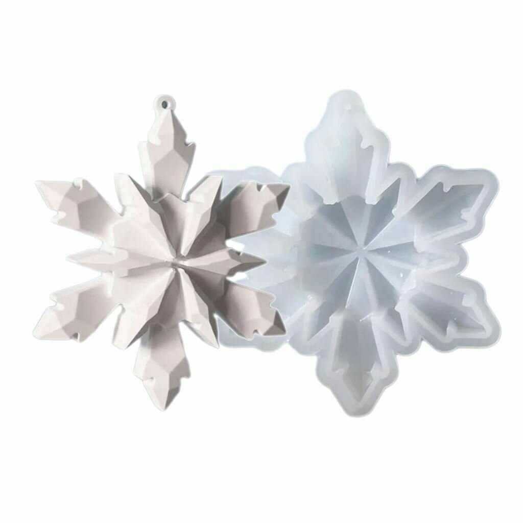 Силиконовые формы "Снежинки" для выпечки и творчества, - Подвеска в виде снежинки