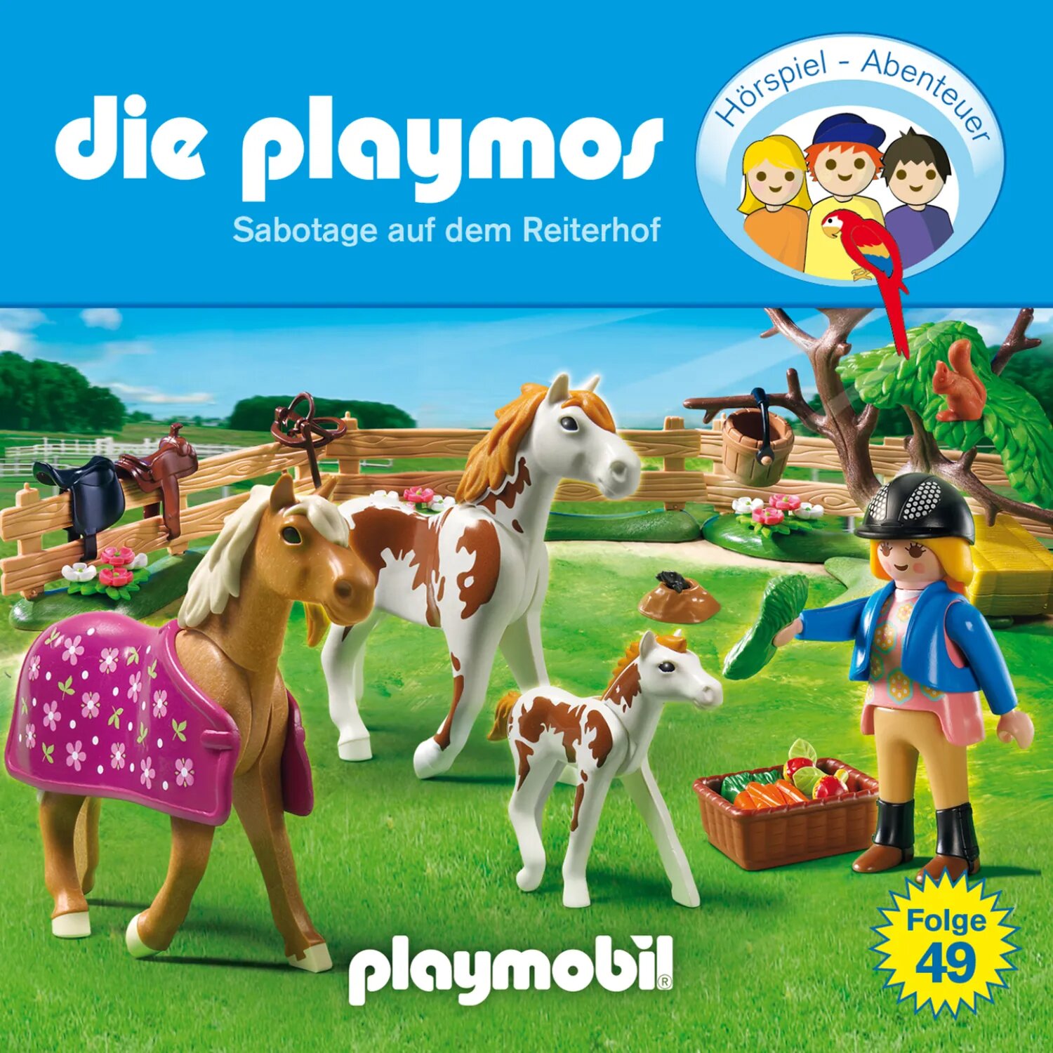 Die Playmos - Das Original Playmobil Hörspiel, Folge 49: Sabotage auf dem Reiterhof [Аудиокнига]