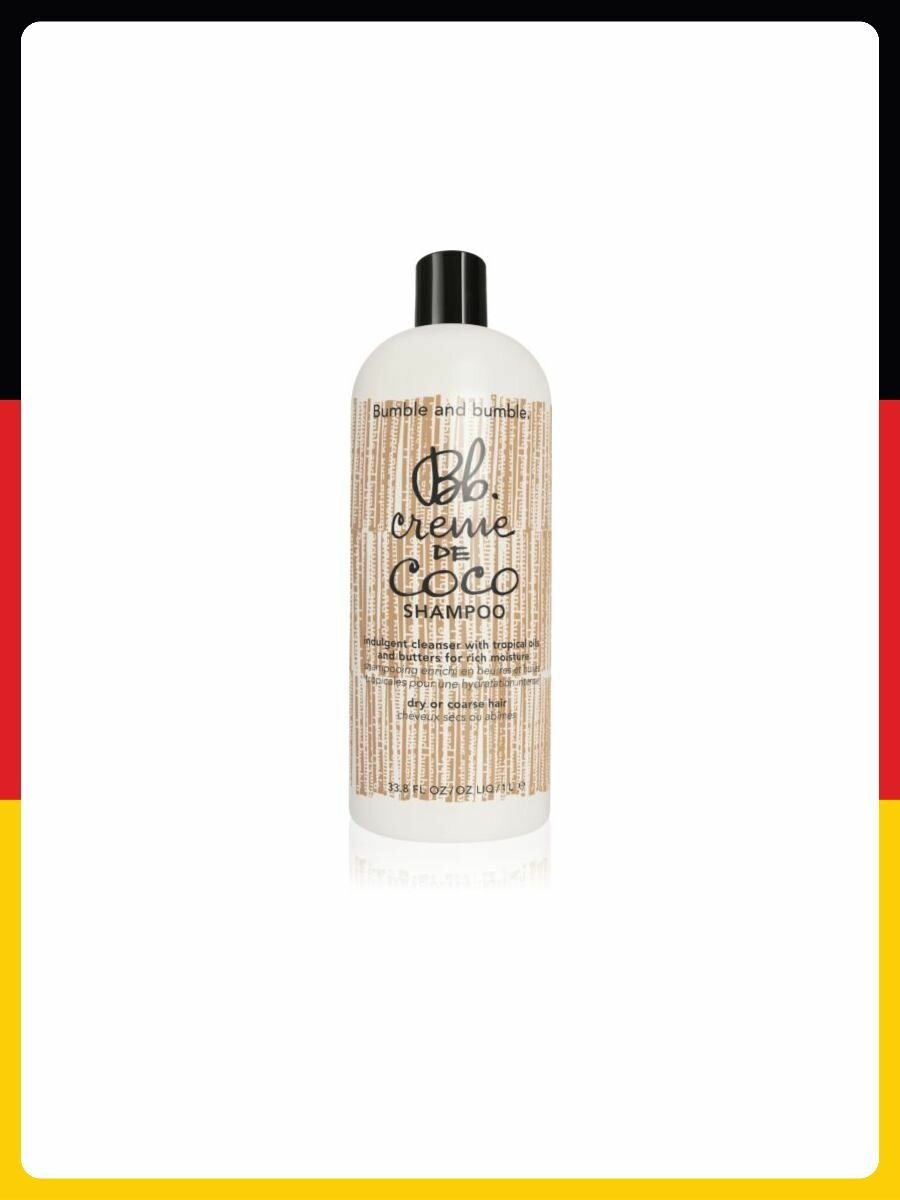 Шампунь для волос Bumble and Bumble Creme De Coco Shampoo hydrating shampoo for strong, rough and dry hair, 1000 мл
