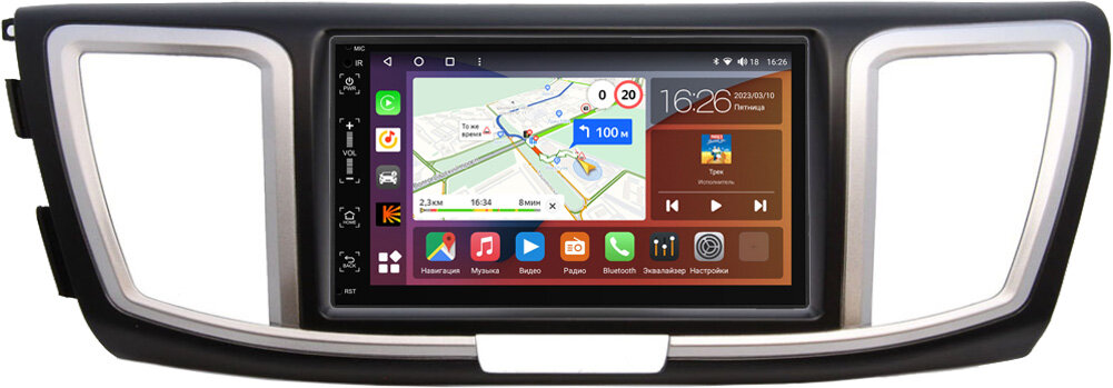 Штатная магнитола Honda Accord 9 2012-2019 Canbox H-Line 5512-RP-HNAC9-261 Android 10 (4G-SIM, 4/32, DSP, IPS)