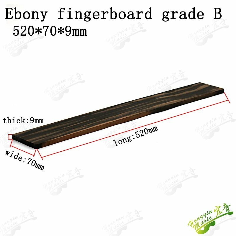 3A A B африканская гитара из черного дерева, гриф из черного дерева, шерстяная B EBONY520 70 9