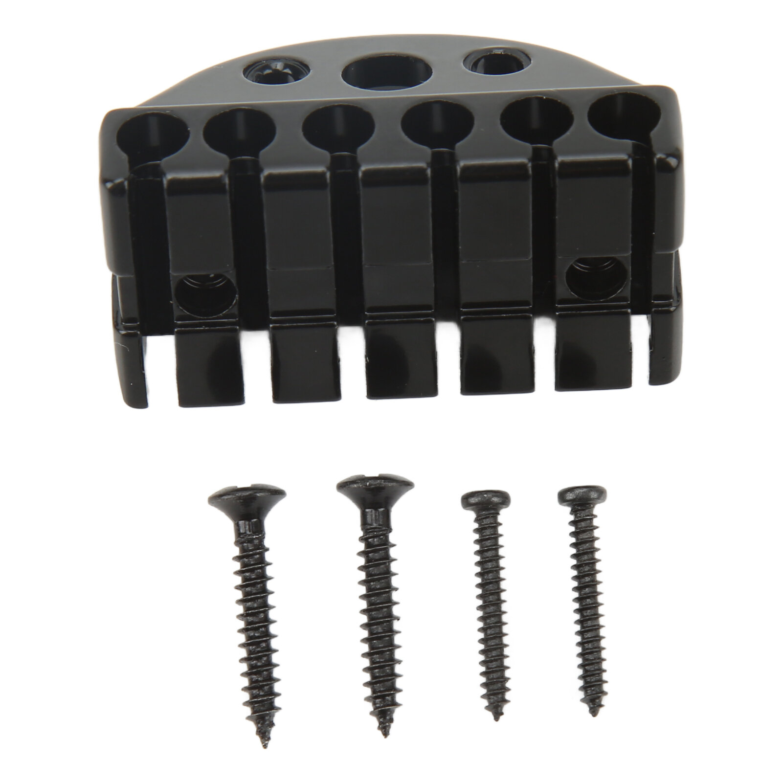 Headless Guitar Bridge 6 String Metal Instrument Accessory Part for Electric Guitars