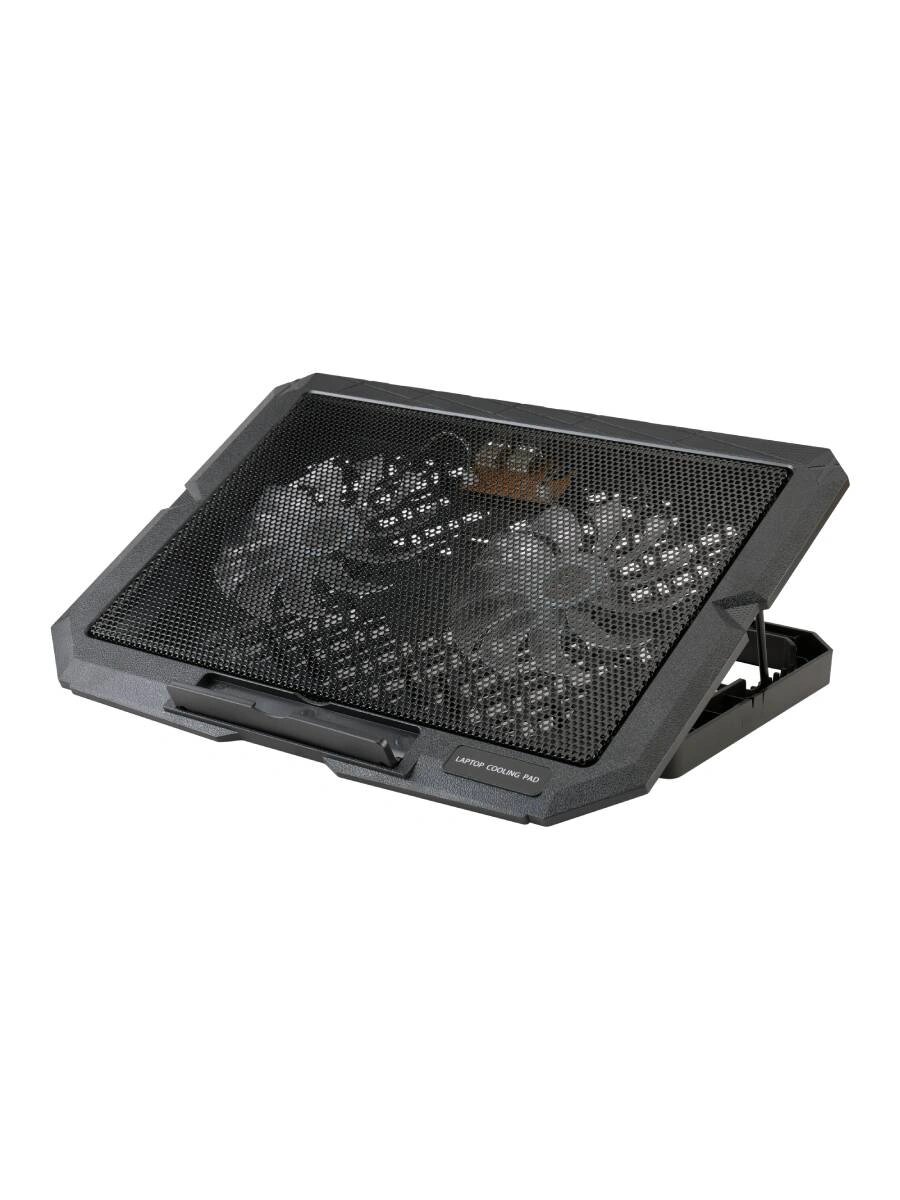 Подставка для ноутбука с охлаждением Ridberg LCS03-10, 2 fan, Black