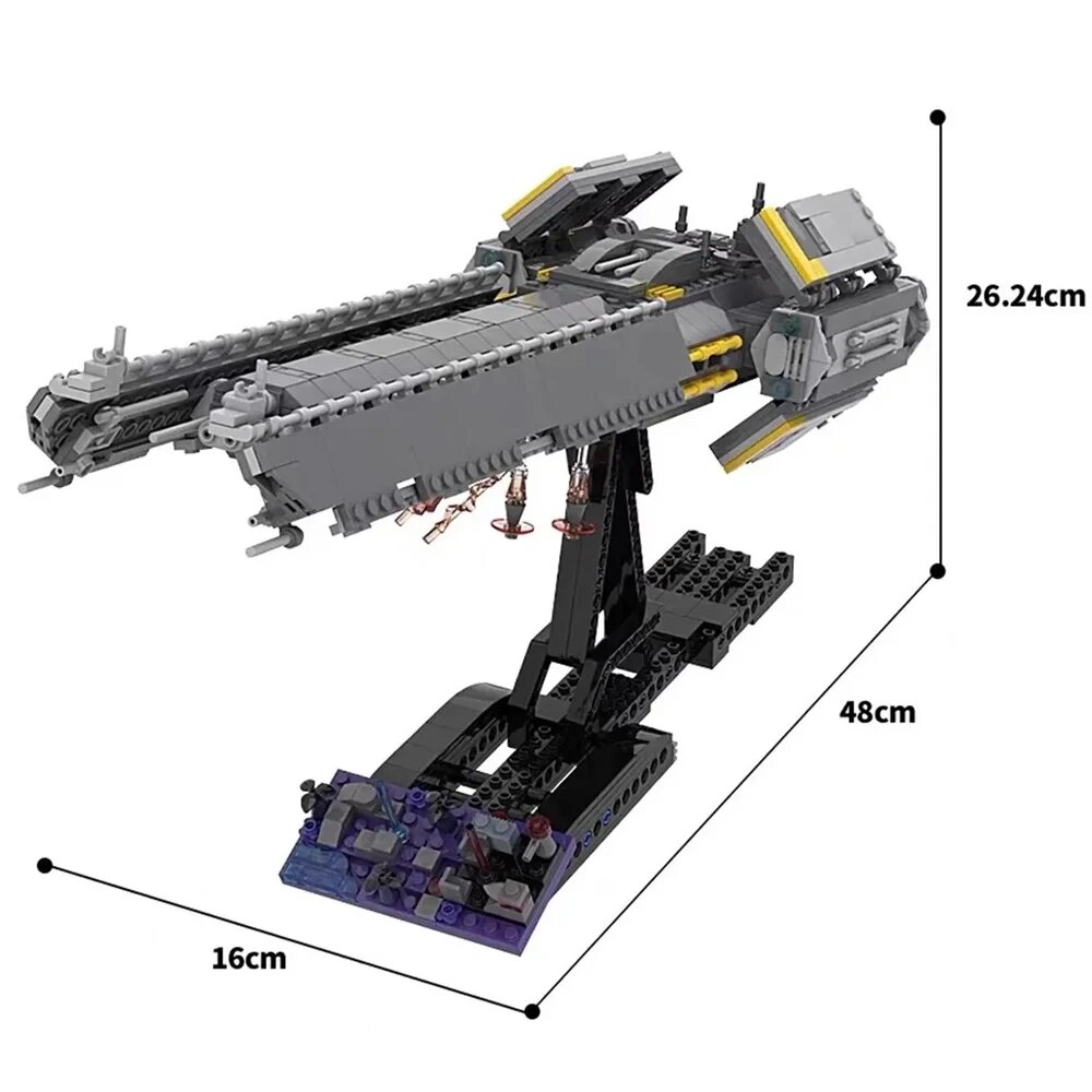 Конструктор MOC Helldivers 2 Super Destroyer
