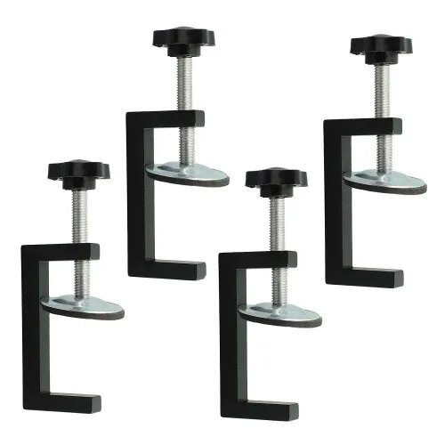 OZ-COSU-4 шт. 10-57 мм С-образный зажим для стола, небольшой регулируемый винтовой зажим для строительной полки