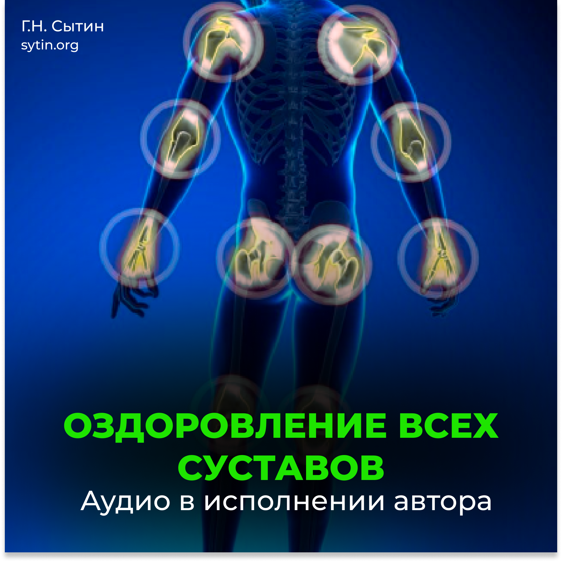 Настрой на оздоровление всех суставов, от подагры, Георгий Николаевич Сытин, MP3 ,