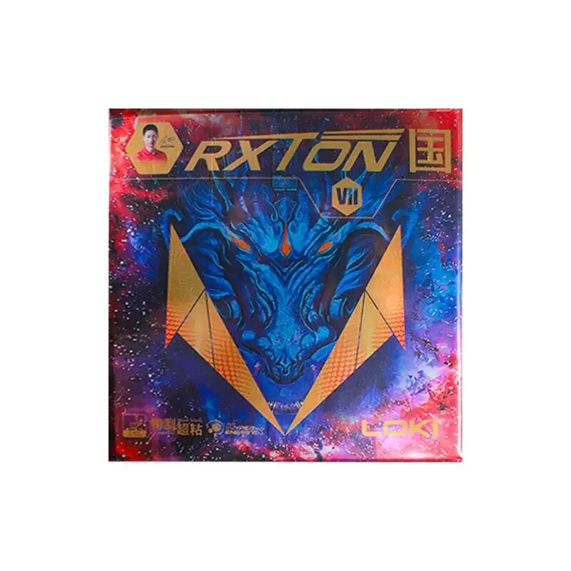 LOKI RXTON 7 синяя резина для настольного тенниса, 39degree black
