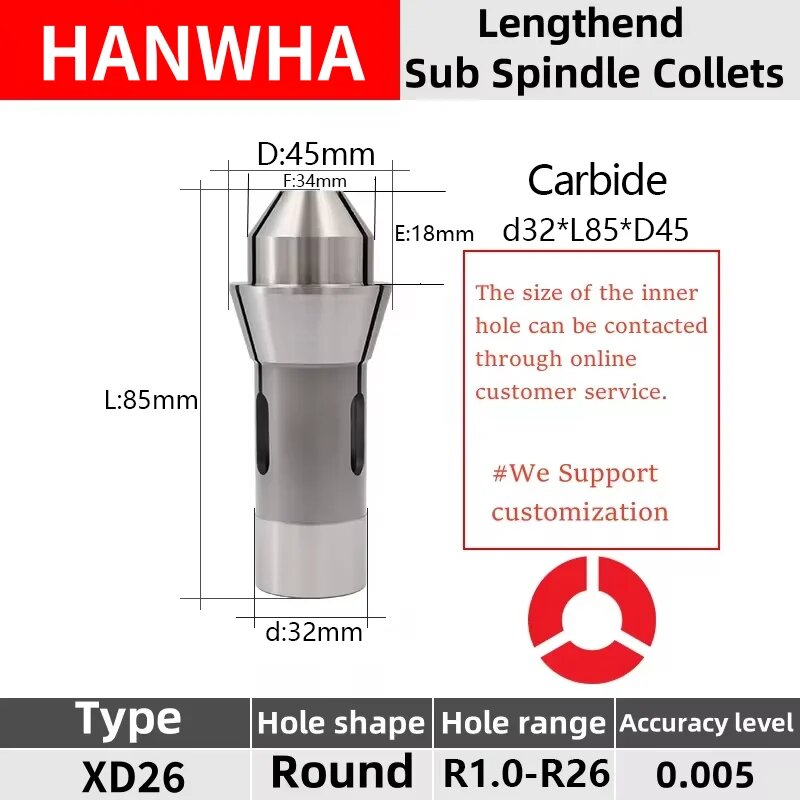 Цанга Stuka для HANWHA XD26 6.0mm, Sub(Lengthend)