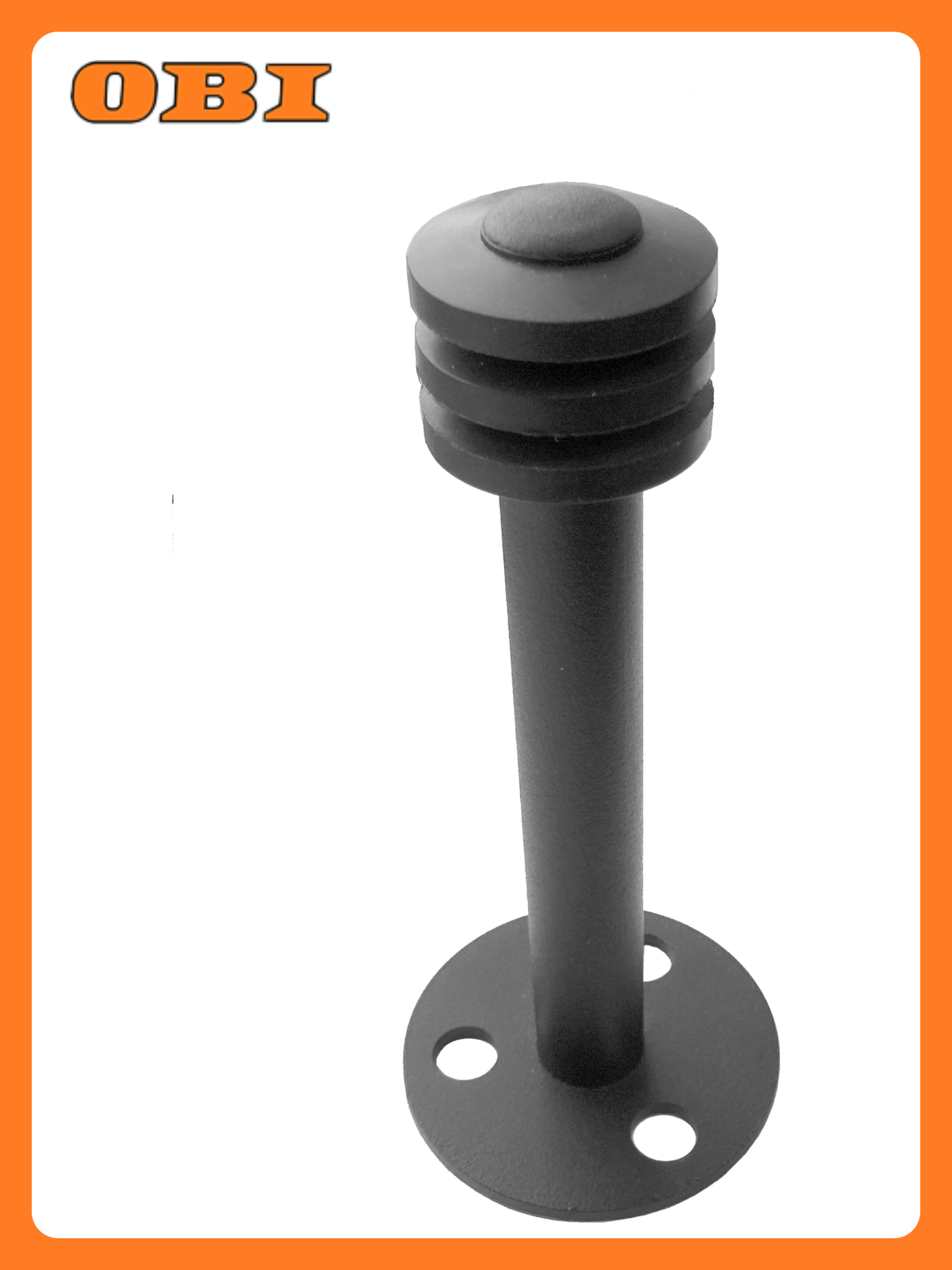 Ограничитель для входных дверей 150мм (мод.1) черный У4-9540. Ч