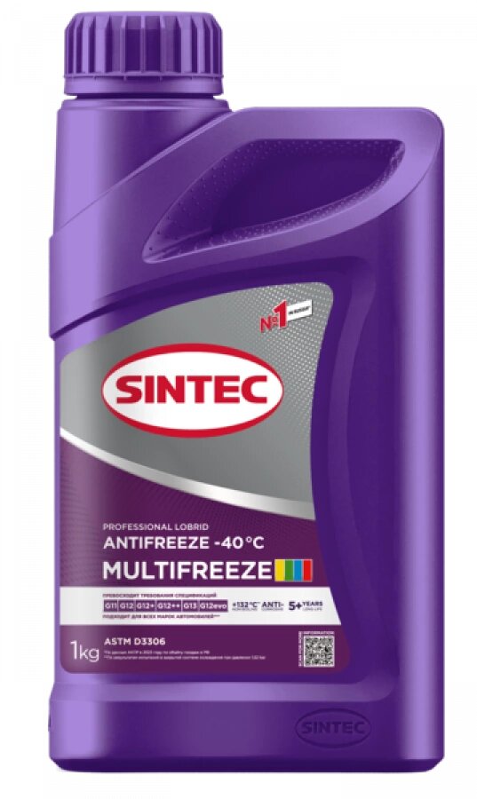 Sintec SINTEC ANTIFREEZE MULTIFREEZE Violet -40, 15X1KG