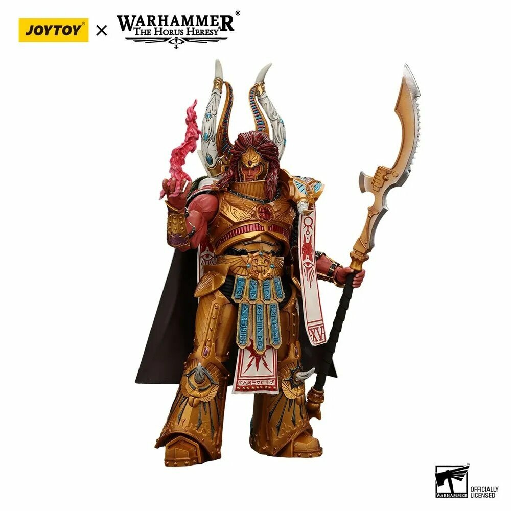 Подвижная фигурка JOYTOY Warhammer The Horus Heresy1/18 Thousand sons Magnus the Red Primarch of the XVth Legion Подарочная модель