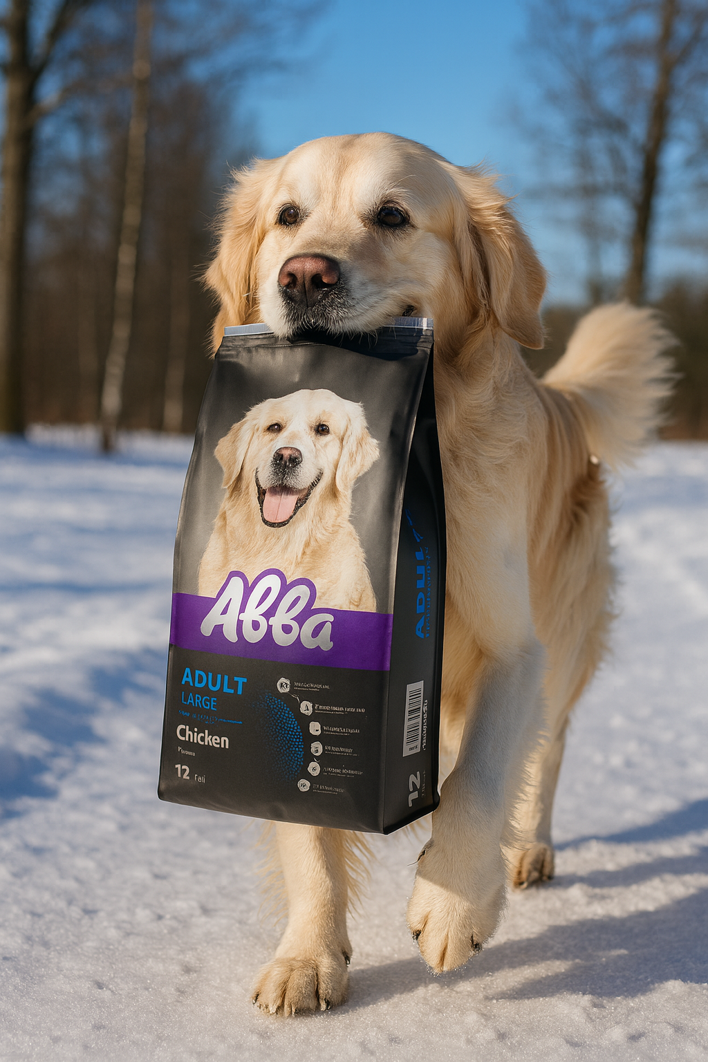 Сухой корм Авва Adult Large Сухой корм для взрослых собак крупных пород, с курицей, 12 кг