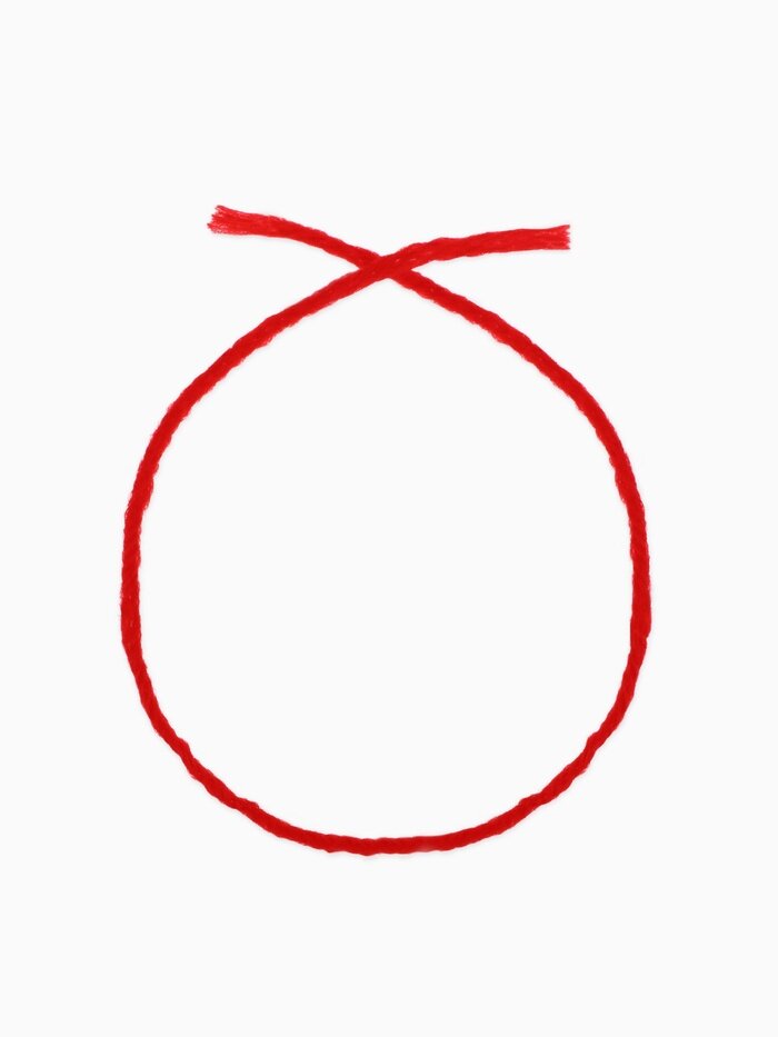 Браслет-оберег Красная нить, каббала, 30 см, 3 шт.